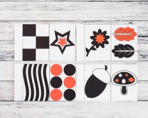 Free Printable High Contrast Cards for Newborns - The Artisan Life