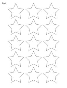 25+ Free Printable Star Templates (& extra large star pattern!) - The ...