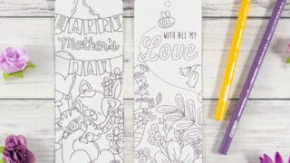 Free Printable Mother's Day Color by Number - The Artisan Life