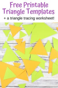 Free Printable Triangle Templates - The Artisan Life