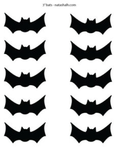 10+ Free Printable Bat Outline Templates - The Artisan Life