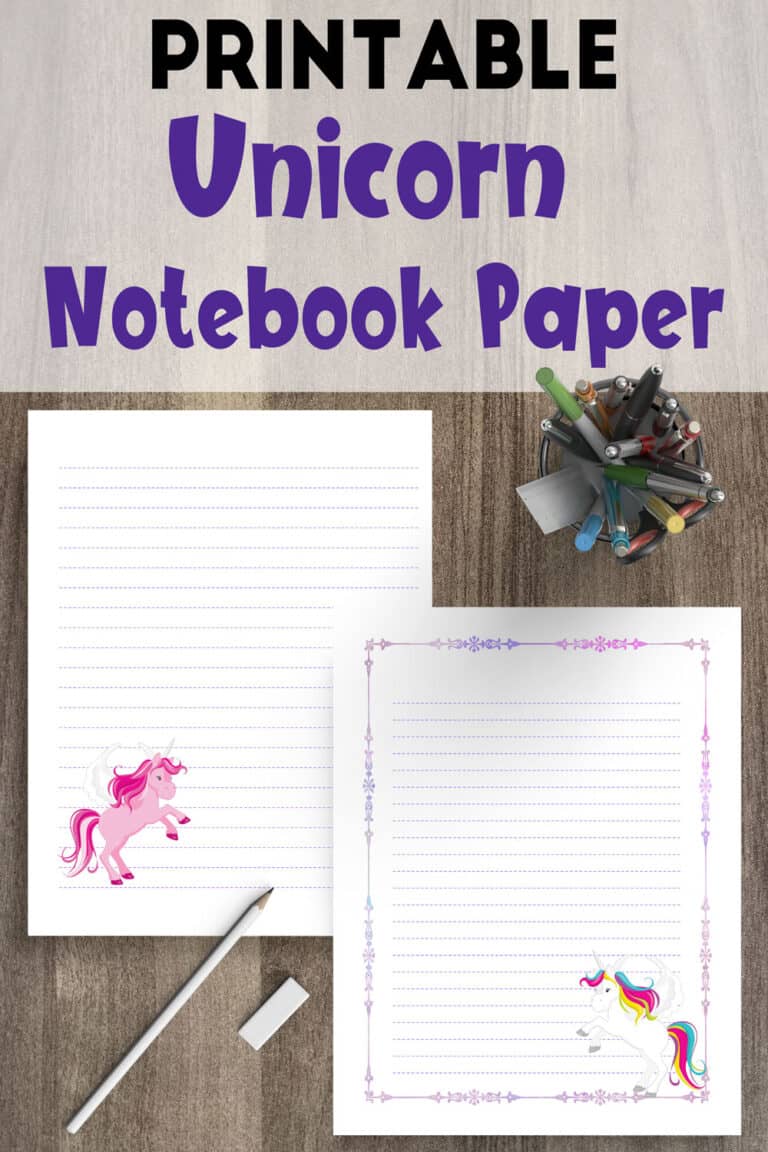 5 Free Printable Unicorn Templates (for cute unicorn crafts) - The ...