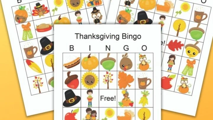 Free Printable Thanksgiving Double Ten Frame Counting Cards - The ...