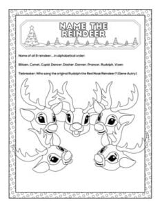 Free Printable Christmas Games for Parties and Families - The Artisan Life