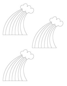 11 Free Free Printable Rainbow Templates - The Artisan Life