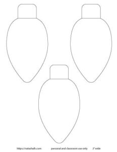 Free Printable Christmas Light Templates - The Artisan Life