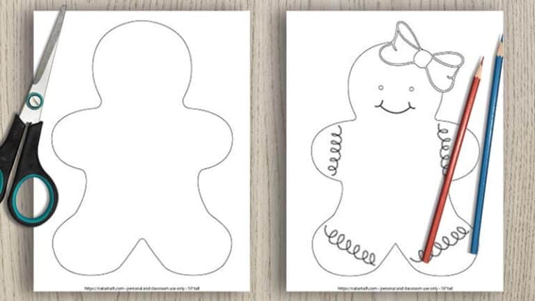 Free Printable Sheep Templates - The Artisan Life
