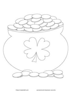 7 Free Printable Pot of Gold Templates (for St. Patrick's Day Crafts ...