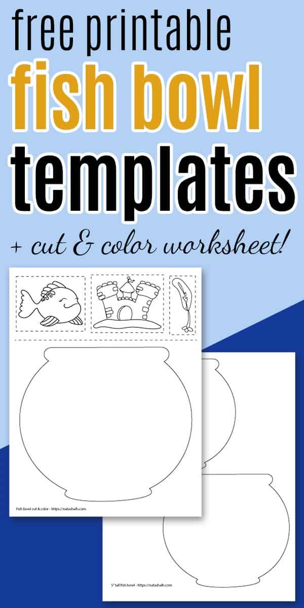 Free Printable Fish Bowl Templates - The Artisan Life