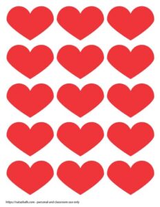 15+ Heart Template Printables - Free Heart Stencils and Patterns - The ...