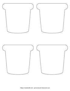 Free Printable Flower Pot Templates - The Artisan Life