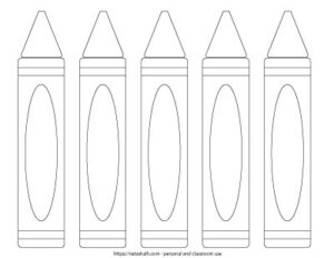 Free Printable Crayon Templates - The Artisan Life