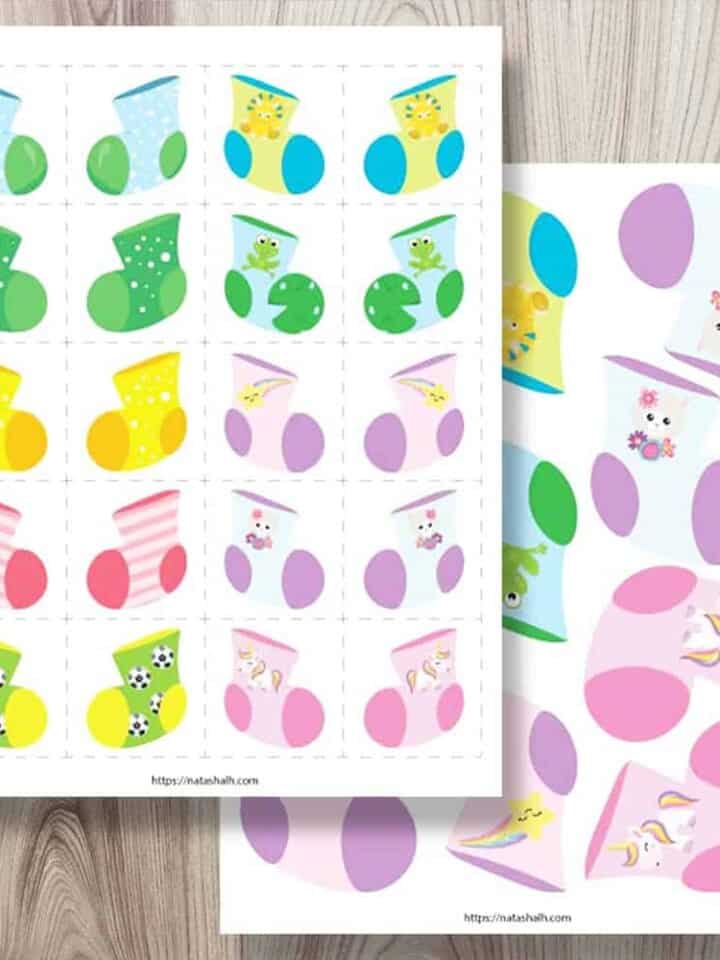 Free Printable Matching Card Games - The Artisan Life