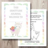 Printable Gratitude Journal for Kids (to help your child develop an ...