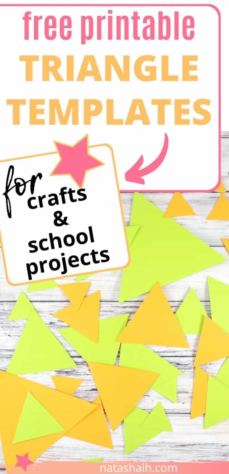 Free Printable Triangle Templates - The Artisan Life