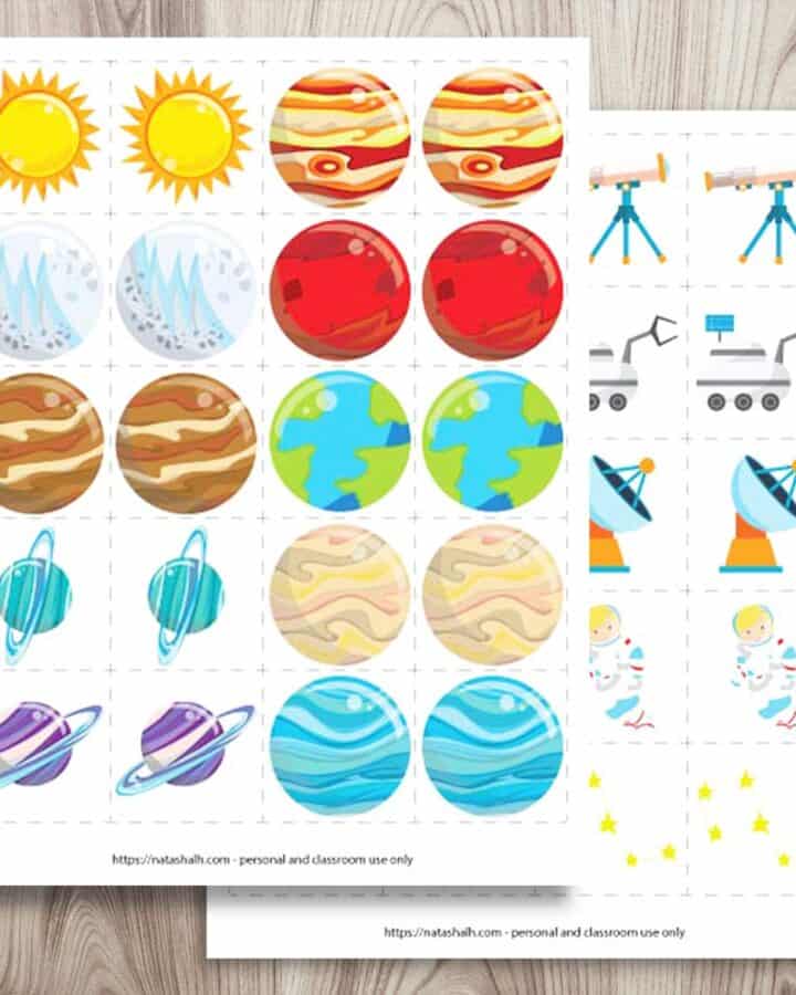 Free Printable Matching Card Games - The Artisan Life