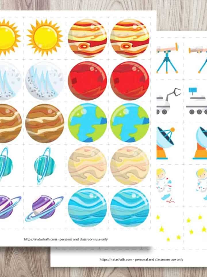 Free Printable Matching Card Games - The Artisan Life