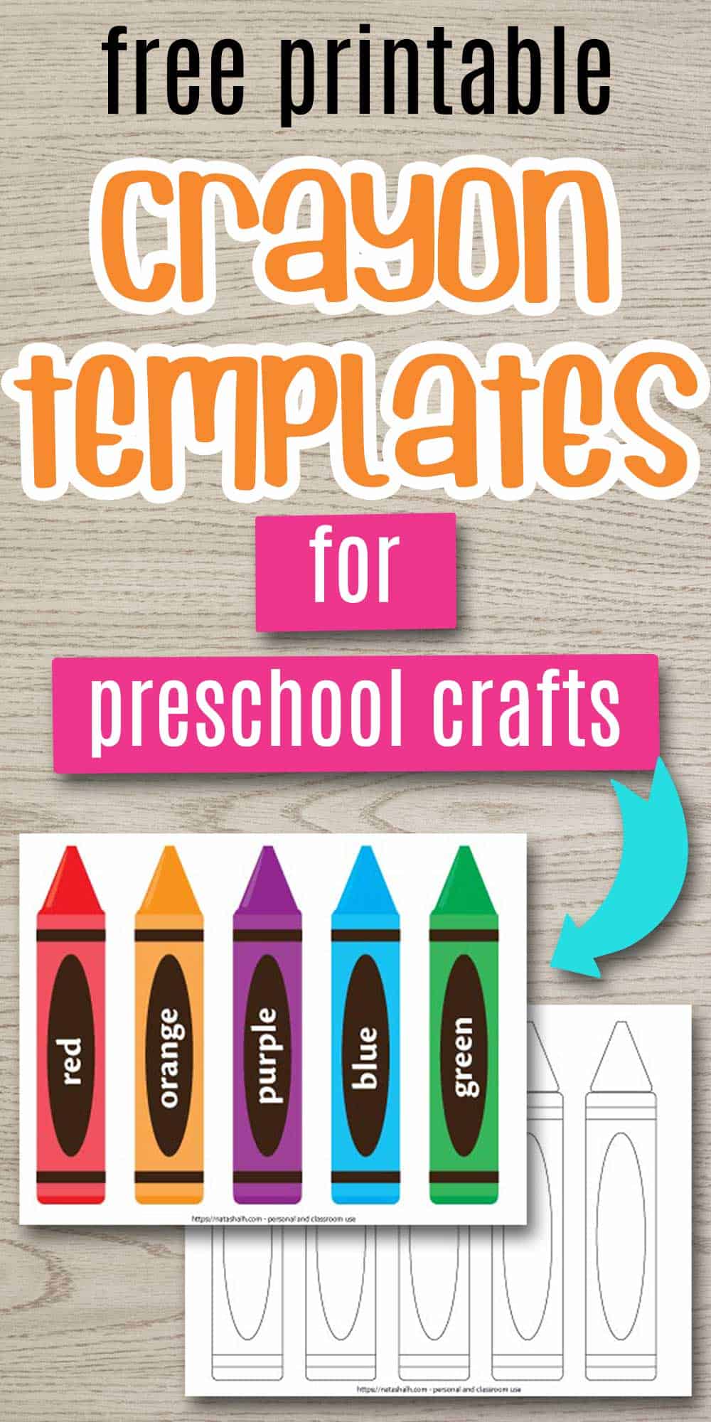 Free Printable Crayon Templates - The Artisan Life