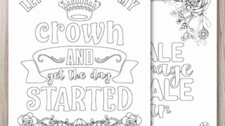 Free Printable Positive Mindset Quotation Coloring Pages for Adults ...