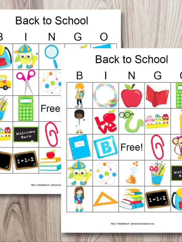 Free Printable Picture Bingo - The Artisan Life