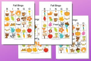 Free Printable Fall Bingo (low-prep family fun!) - The Artisan Life