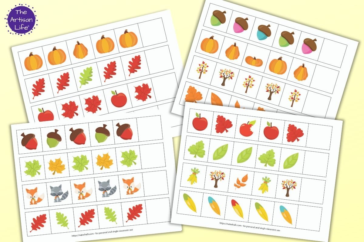 Free Printable Fall Bingo (low-prep family fun!) - The Artisan Life