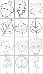 11+ Free Fall Dot Marker Printables (no-prep fun for toddlers ...