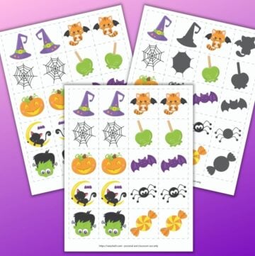 Free Halloween Ten Frame Printables - The Artisan Life