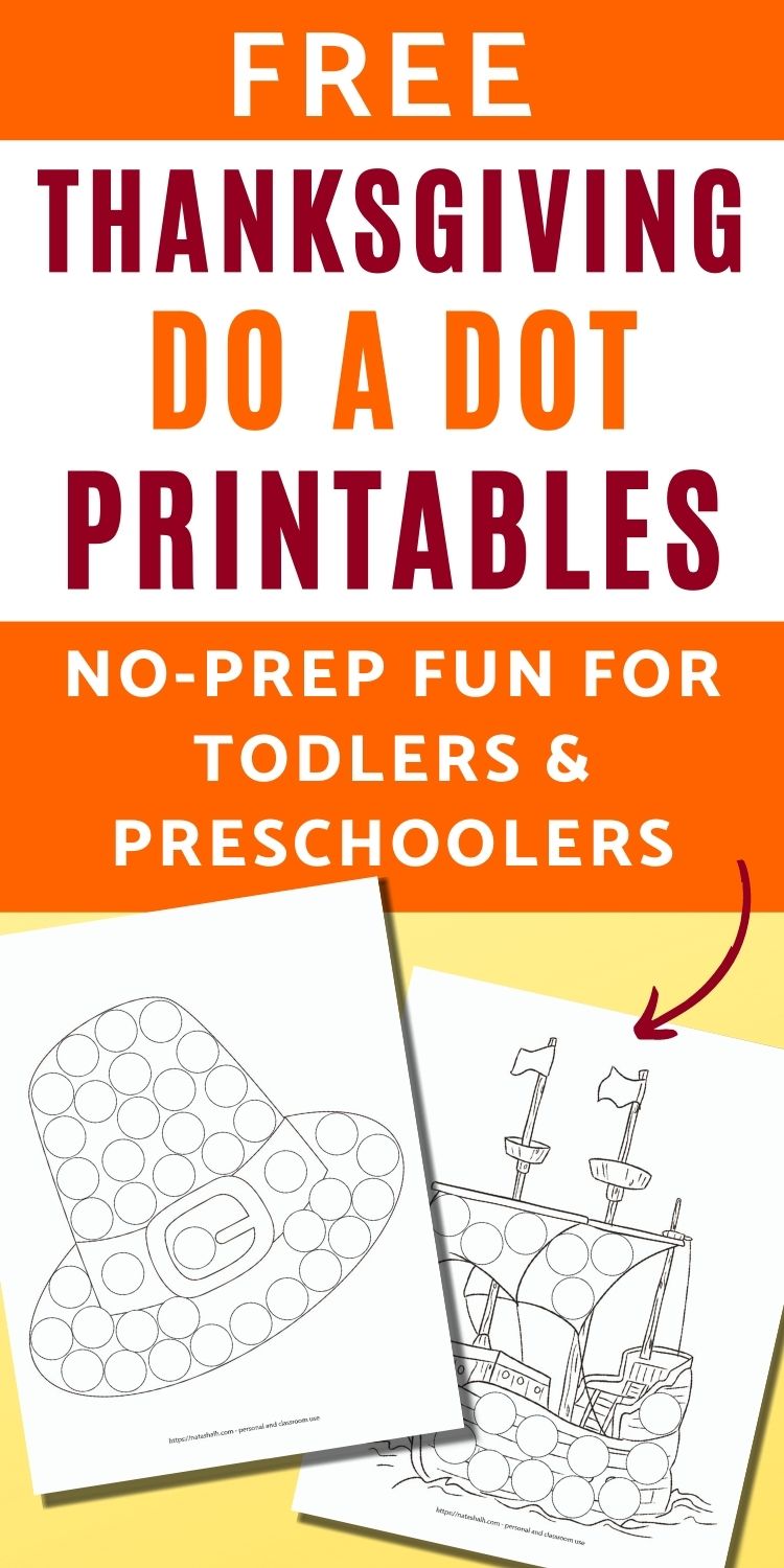 Free Thanksgiving Dot Marker Printables (to keep your child busy at the ...