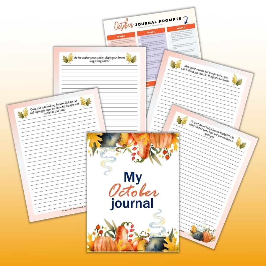 October Journal Prompts Make Journaling Fun Easy With These Free October Journal Prompts Make Journaling Fun Easy With These Free