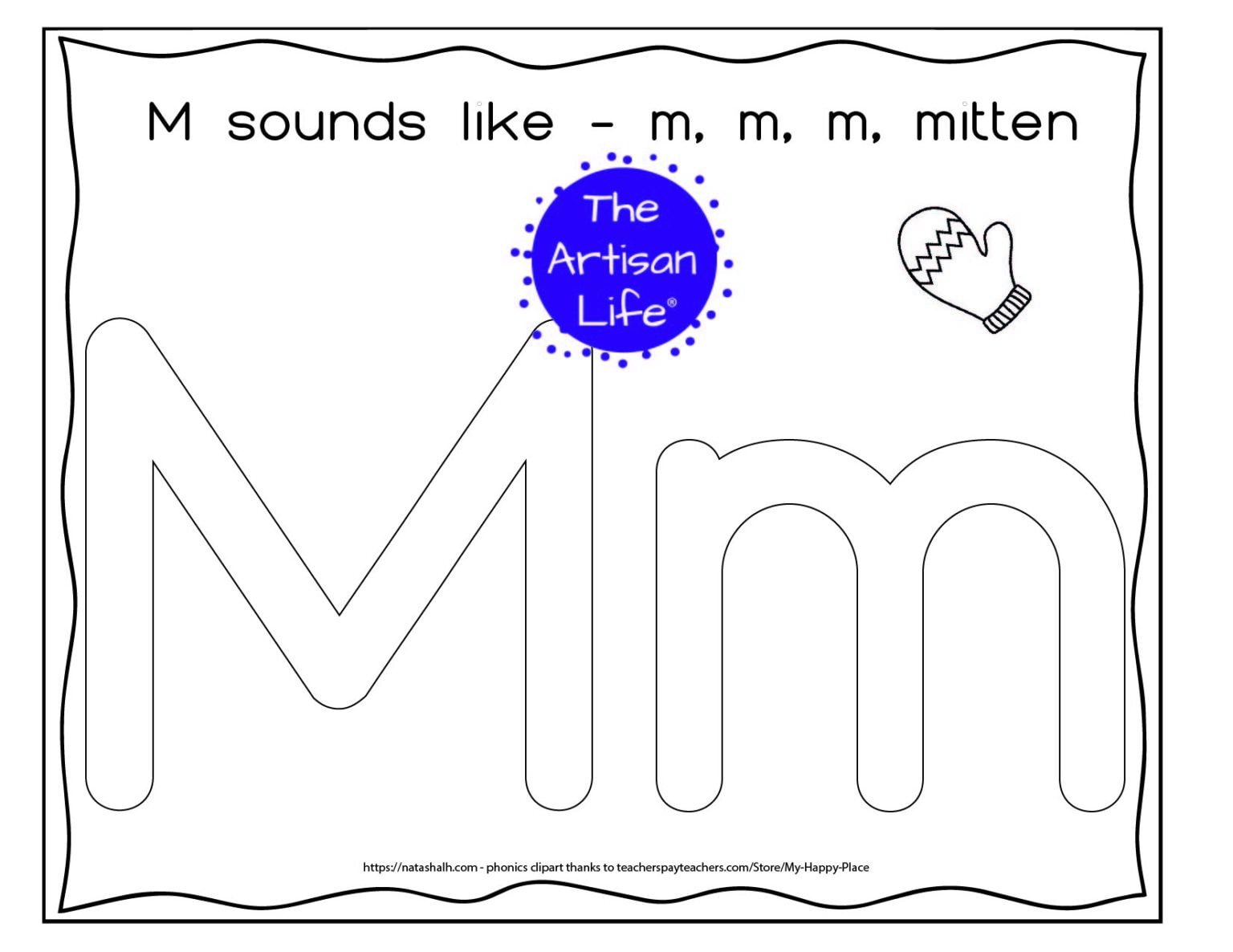 Free Printable Alphabet Play Dough Mats: a no-prep way to teach the ...