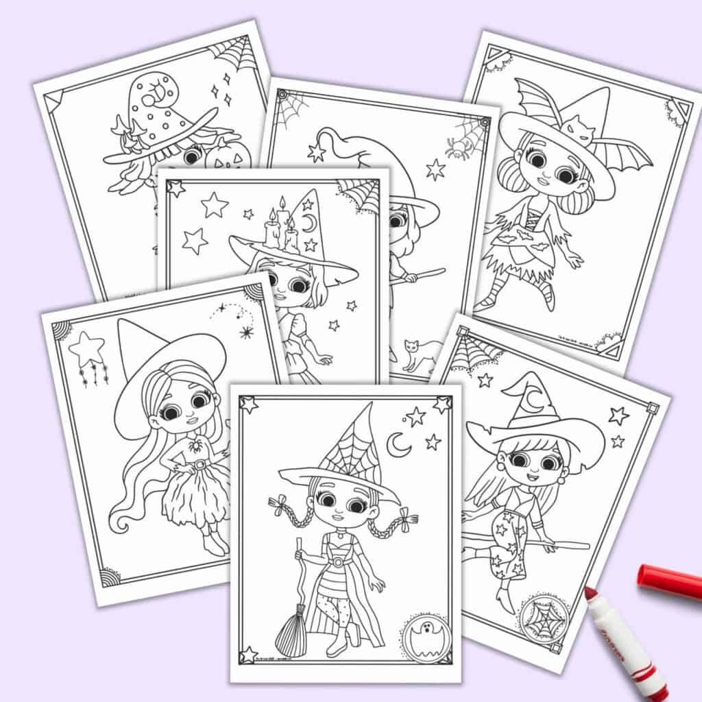 Free Printable Halloween Color by Number - The Artisan Life