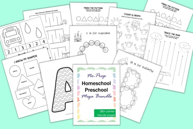Preschool Mega Bundle - The Artisan Life