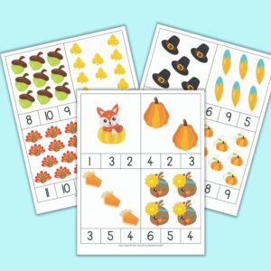 Free Printable Thanksgiving Color by Number - The Artisan Life
