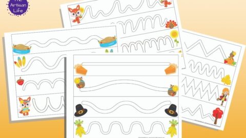 Free Printable Thanksgiving Color by Number - The Artisan Life