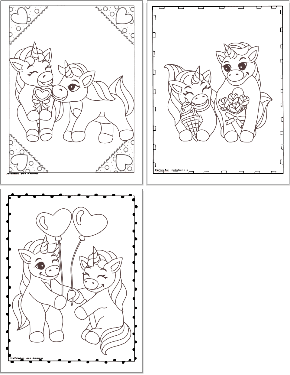23 Super Cute Free Printable Valentine Unicorn Coloring Pages - The ...