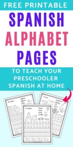 Free Printable Spanish Alphabet Tracing Worksheets - The Artisan Life