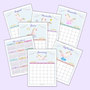 Free Printable Unicorn Planner Pages for a Magical Bujo - The Artisan Life