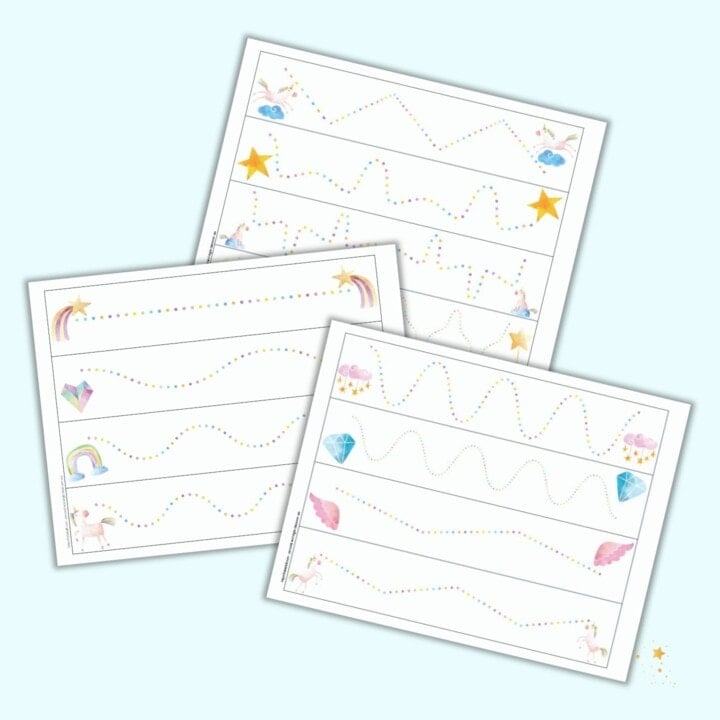 5 Free Printable Unicorn Templates (for cute unicorn crafts) - The ...