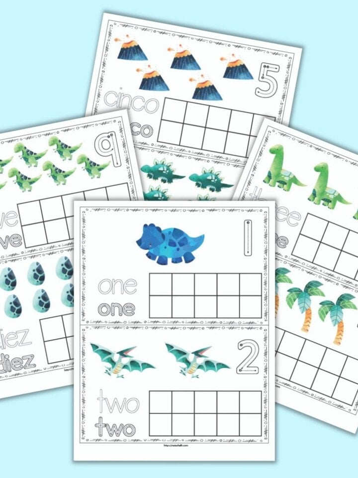 Preschool Math Printables Archives - The Artisan Life