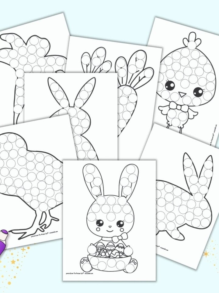 Dot Marker Coloring Pages Archives - The Artisan Life