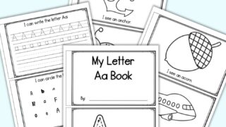 Free Printable Alphabet Matching Cut and Paste - The Artisan Life