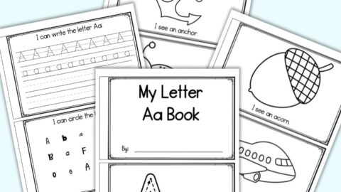 Free Printable Letter X Book Emergent Reader - The Artisan Life