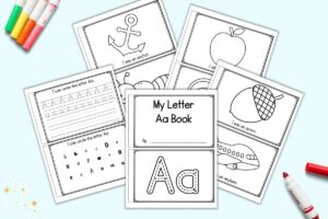 Free Printable Letter A Book Emergent Reader (for preschool, pre-k, and ...