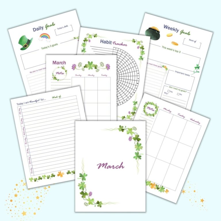 Free Printable Crochet Planner (to finally finish your projects on time ...