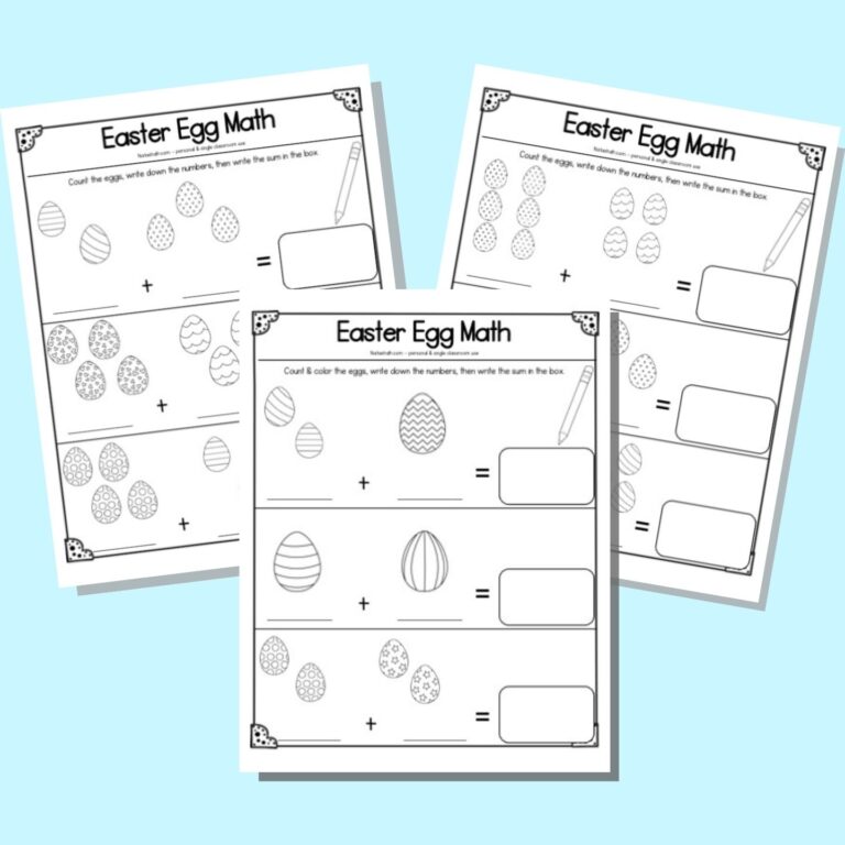 Free Printable Easter Do a Dot Pages for Toddlers and Preschoolers ...