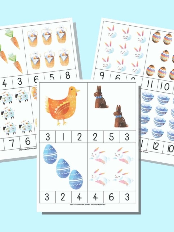 Preschool Math Printables Archives - The Artisan Life
