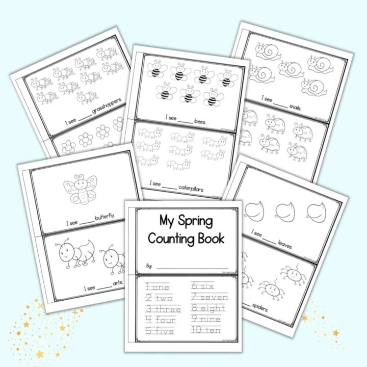 Free Printable Number Chart 1 - 20 for Kindergarten - The Artisan Life