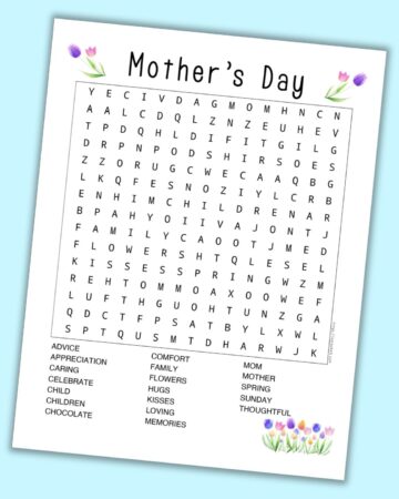 Free Printable Word Searches - The Artisan Life