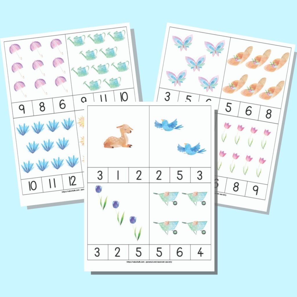 Free Printable First Day of Spring Worksheets - The Artisan Life